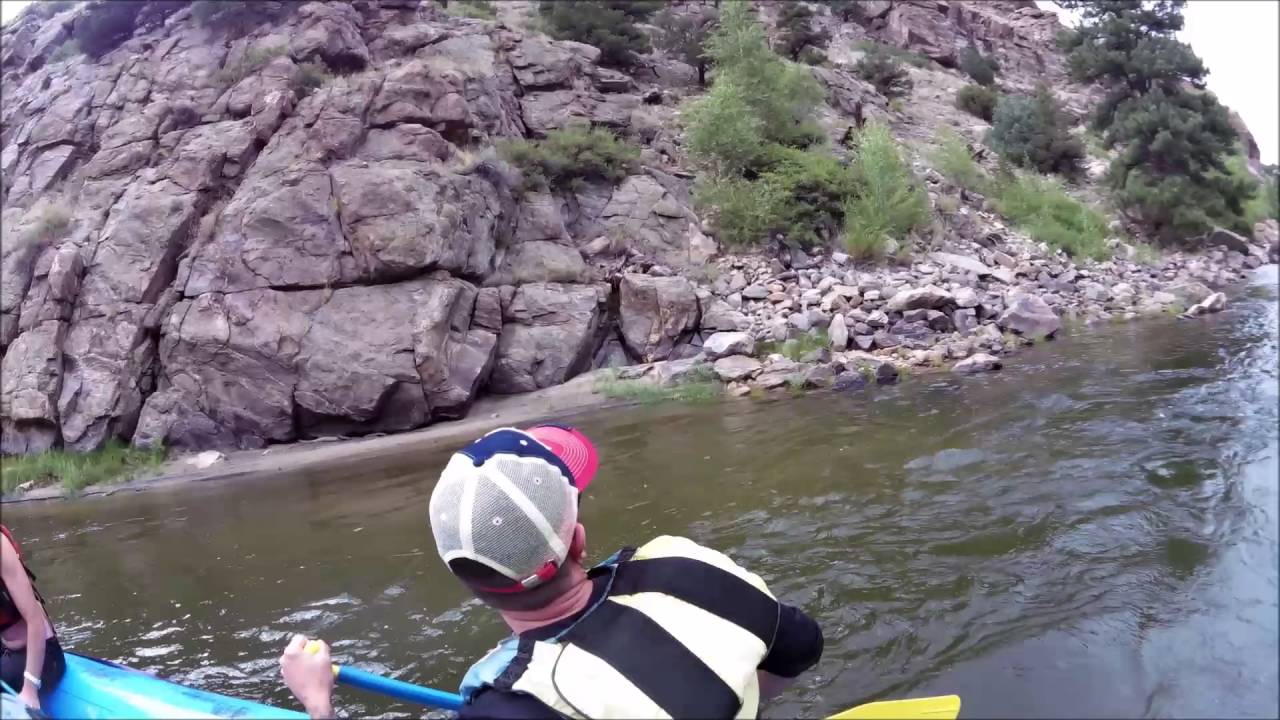 Arkansas River Rock Slide 8-5-16 - YouTube