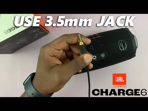 How To Connect Aux Cable (3.5mm Headphone Jack) To JBL Charge 6