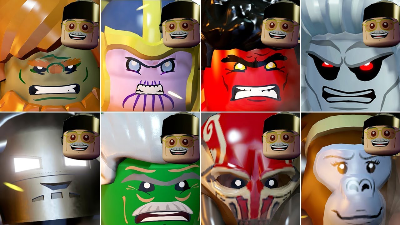 All Big-Fig Characters Boss Fight Stan Lee in LEGO Marvel's Avengers ...