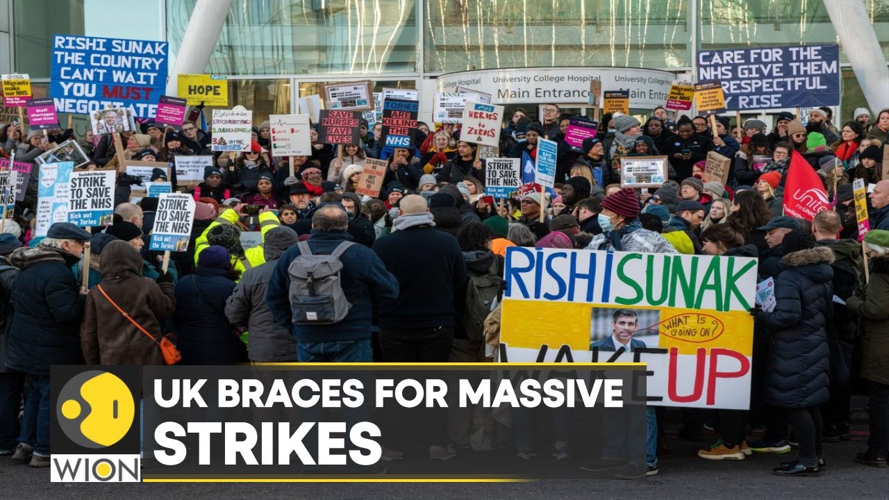 UK braces for massive strikes, seven trade unions to go on strike today ...