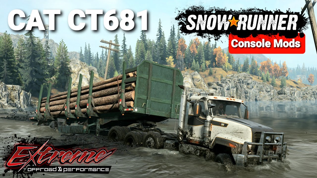SnowRunner New Console Mods: Caterpillar CAT CT681 New Vehicles Phase 4 ...