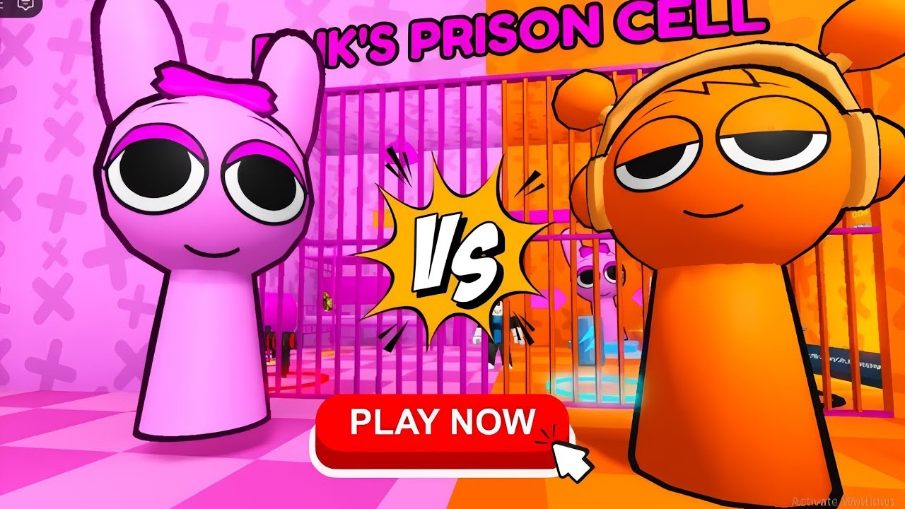 PINK VS ORANGE SPLANKI'S PRISON RUN OBBY FULL WALKTHROUGH ROBLOX - YouTube