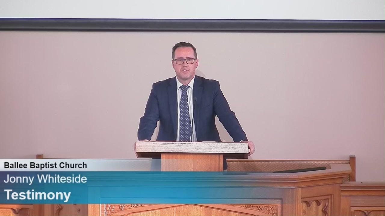 Testimony Of Jonny Whiteside - YouTube