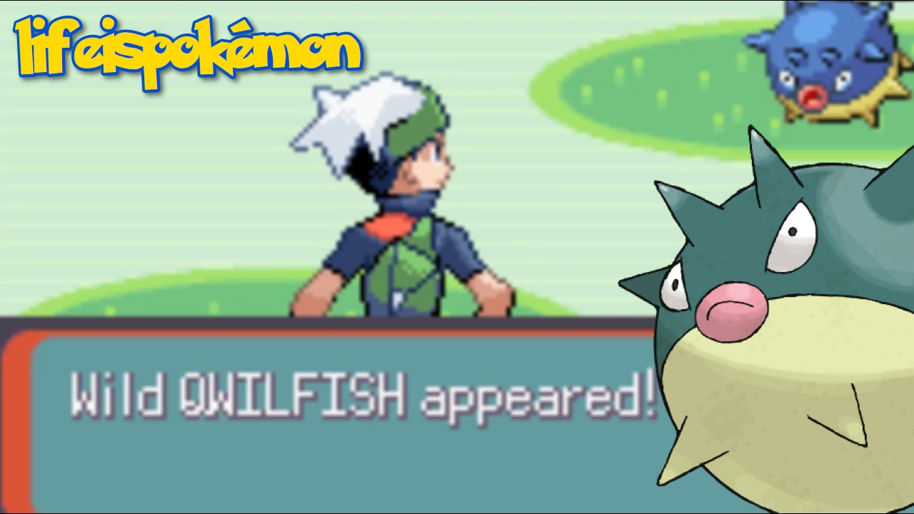 Pokemon Emerald Randomizer Nuzlocke - Catching Lord Qwil! (STREAM ...