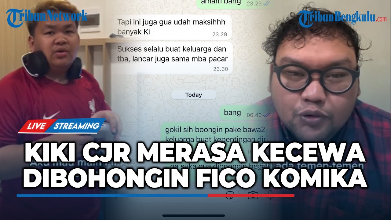 🔴 LIVE : Ngaku Ayah Meninggal, Fico Komika Tepis Tindakan Penipuan Kini ...