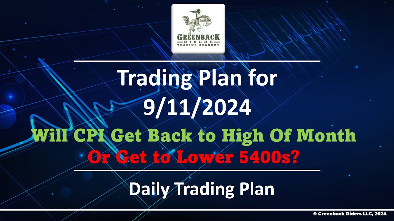 Will CPI Get Back to High Of Month Or Get to Lower 5400s? : September ...