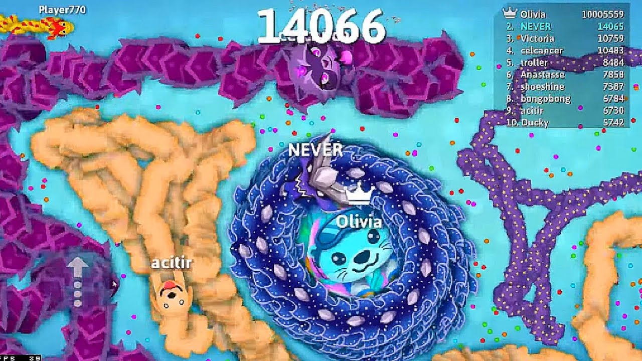 This Snake Got So Big It Took Over the Map! Snake.io🐍 #309 - YouTube