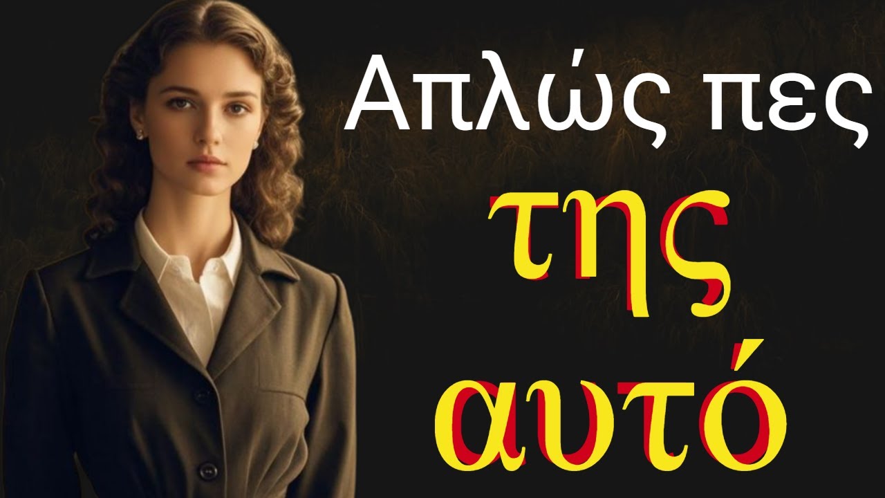 «Πες της αυτό... και δεν θα κοιτάξει ποτέ κανέναν άλλο άντρα - YouTube