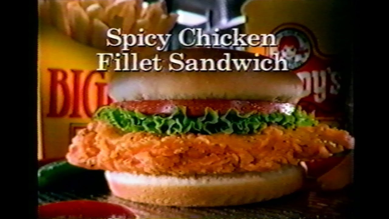 Wendy's Spicy Chicken Fillet Sandwich Commercial from 2002 - YouTube