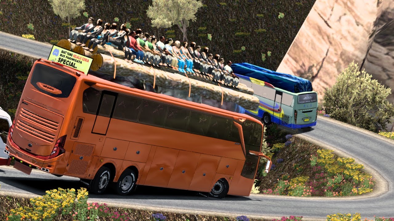 🔴[LIVE] #047 Horrible Journey Carrying Overflowing Passengers Bus ...