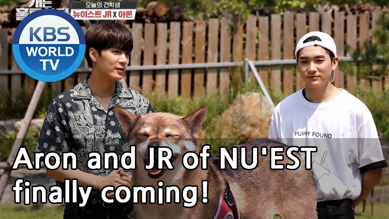 Aron and JR of NU'EST finally coming! [Dogs are incredible/ENG/2020.08. ...