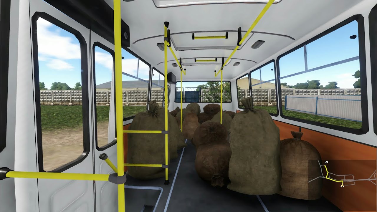 Bus Carry 1000kg Potatoes With Passenger - Bus Simulator - YouTube