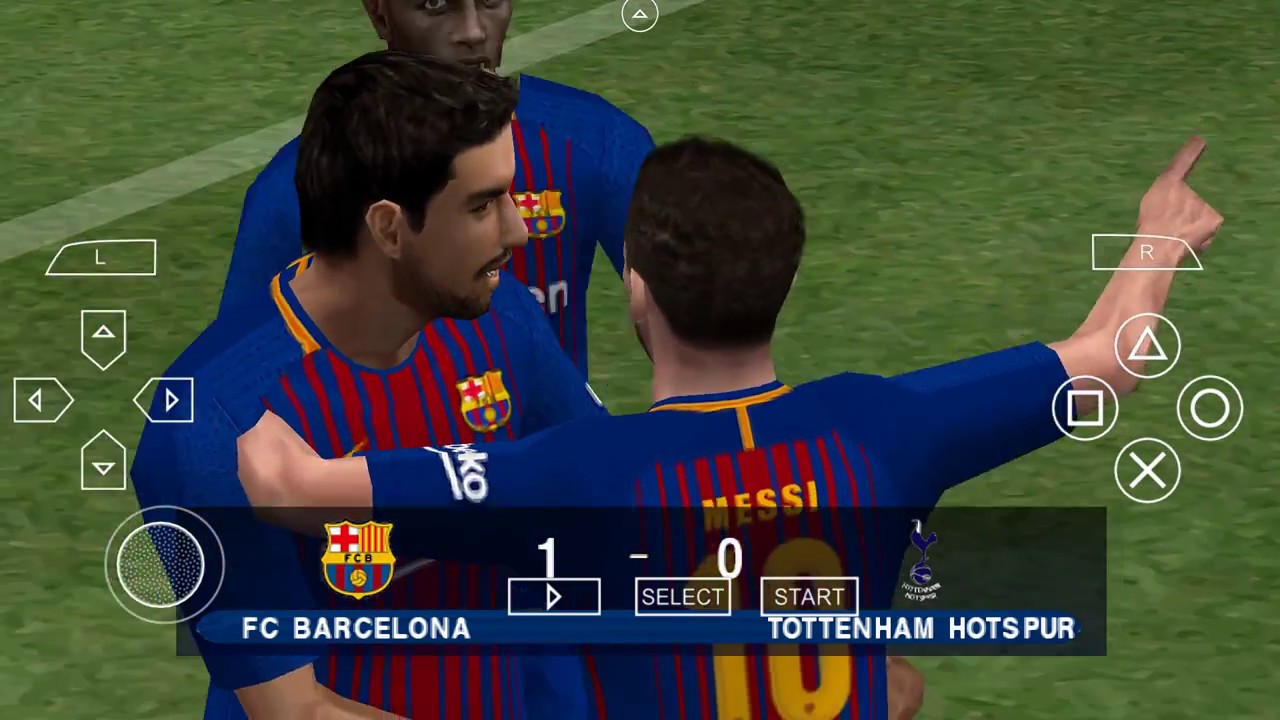 PES 2018 PPSSPP Android Offline 900MB Best Graphics New Kits ...