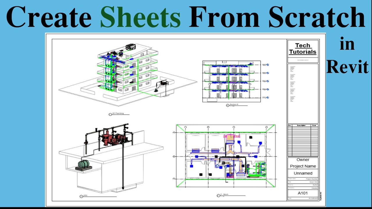 Revit Sheet Tutorial | Revit Sheets | #revitsheets #revitmep #tutorial ...