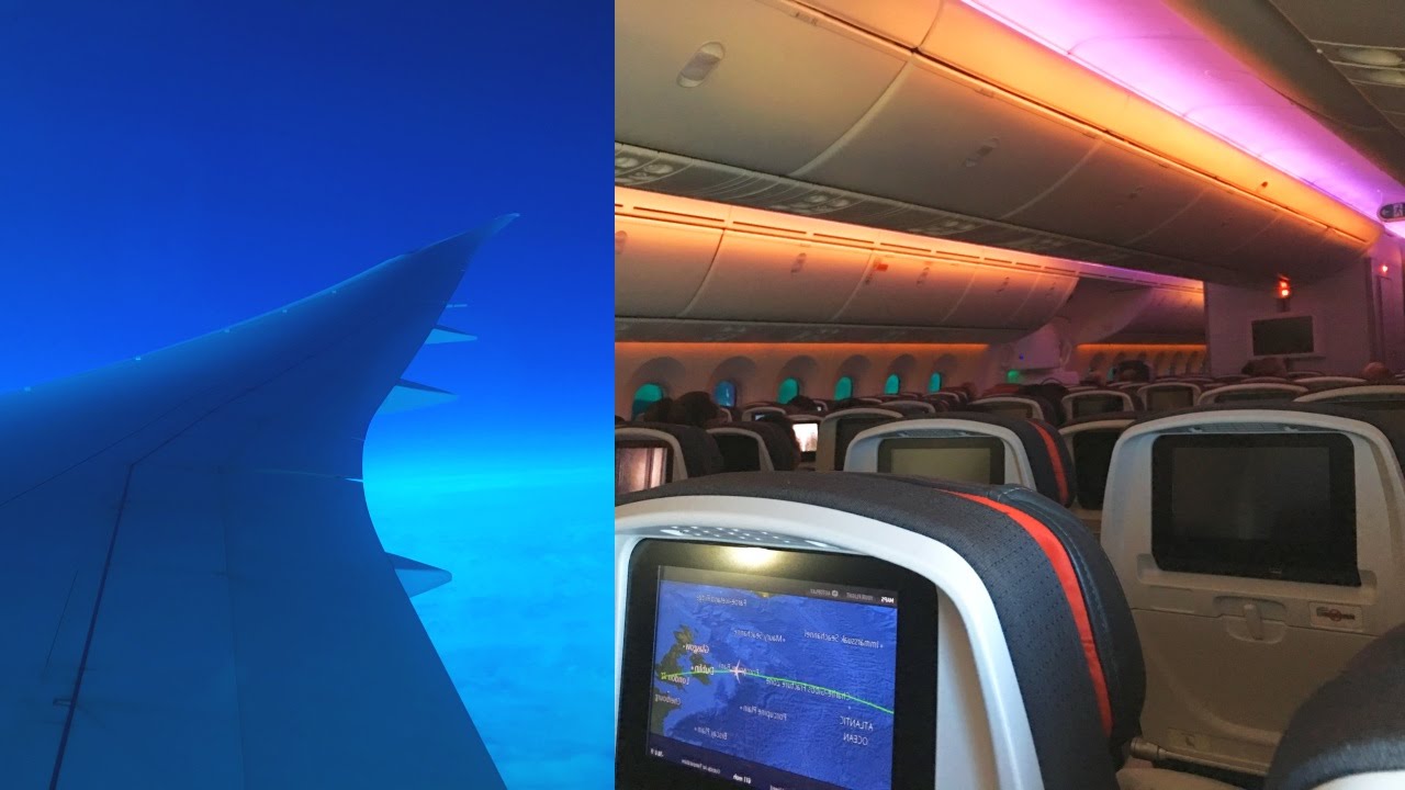 Empty Air Canada Boeing 787-8 Dreamliner Toronto - London Heathrow (C ...