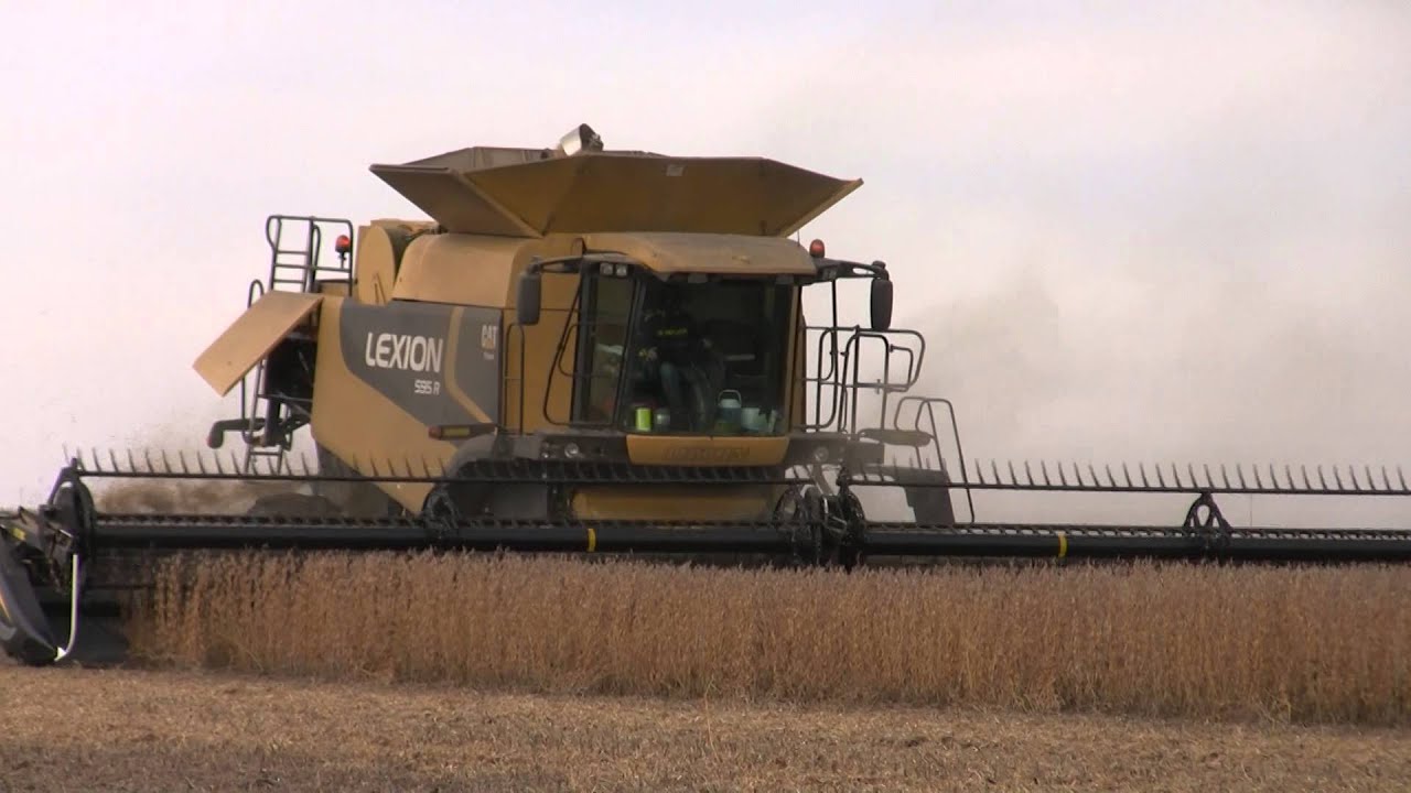 USA HØST Claas (CAT) 595 - YouTube