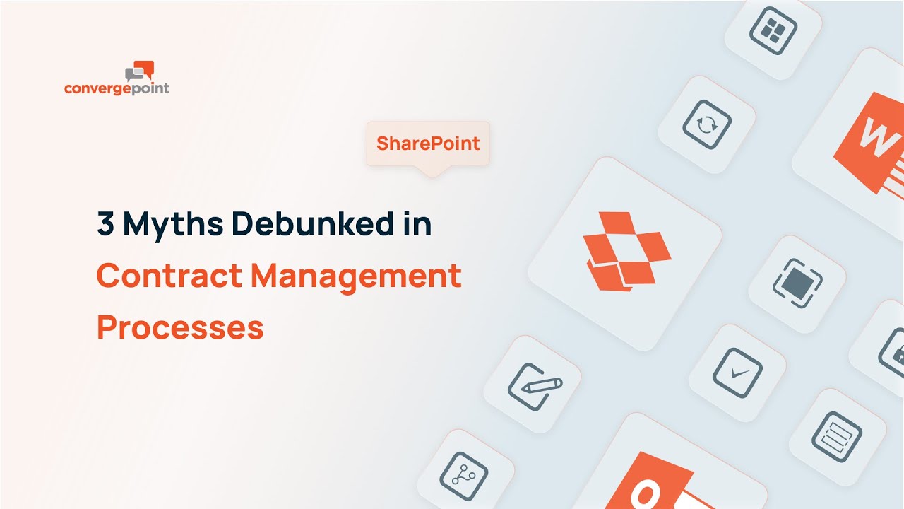 3 Myths Debunked in Contract Management Processes | ConvergePoint - YouTube