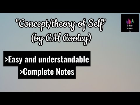 concept of self/theory of looking glass self by"C.H Cooley" in urdu ...