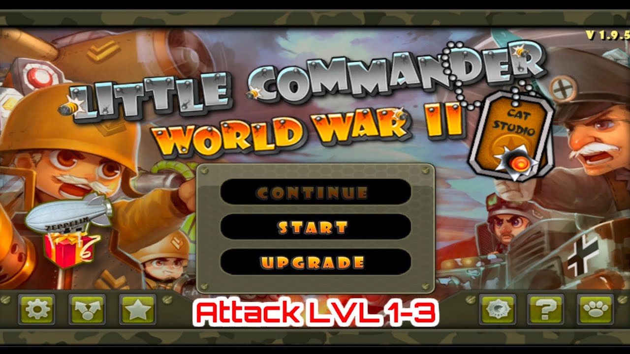 (Game Viral) Little Commander WWII - TD Missions LVL 1-3 - YouTube