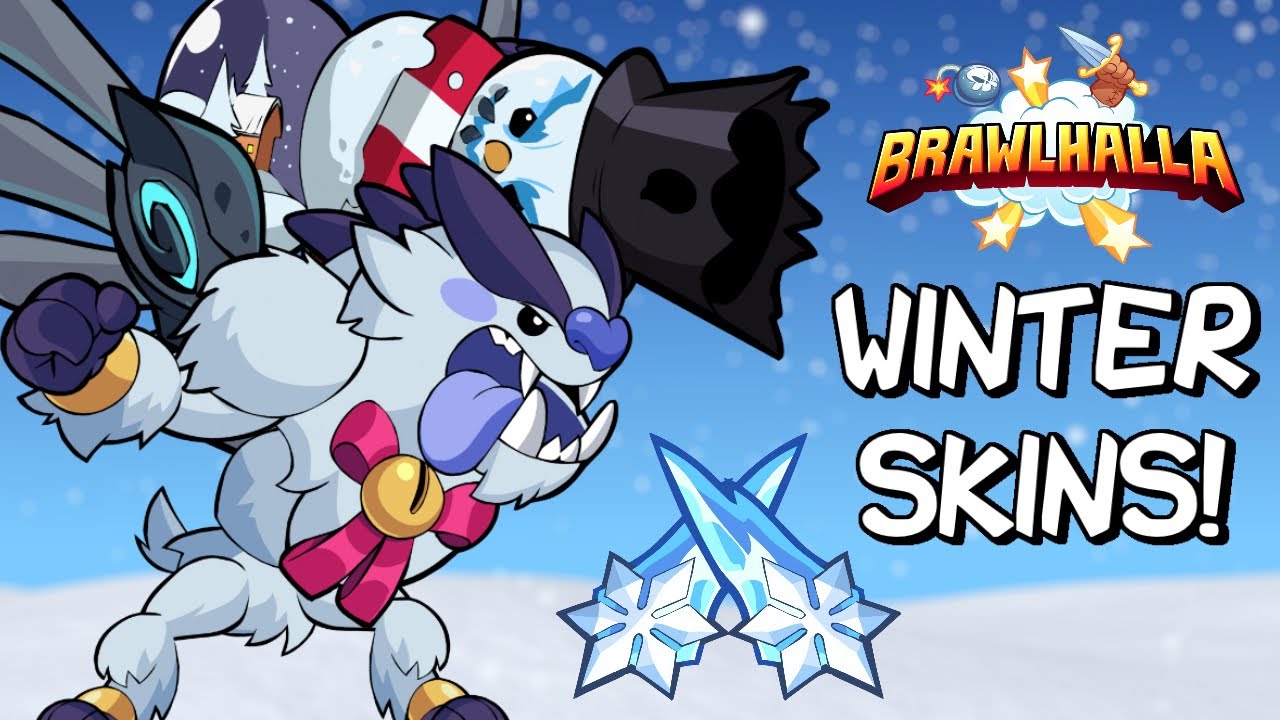 ⛄ ALL Brawlhalla Winter Skins ️ (so far) • 1v1 Gameplay Showcase - YouTube