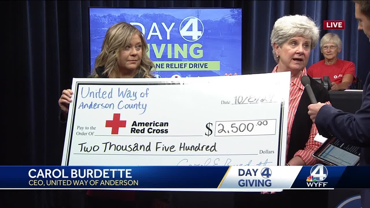 Day 4 Giving: United Way of Anderson County donation - YouTube
