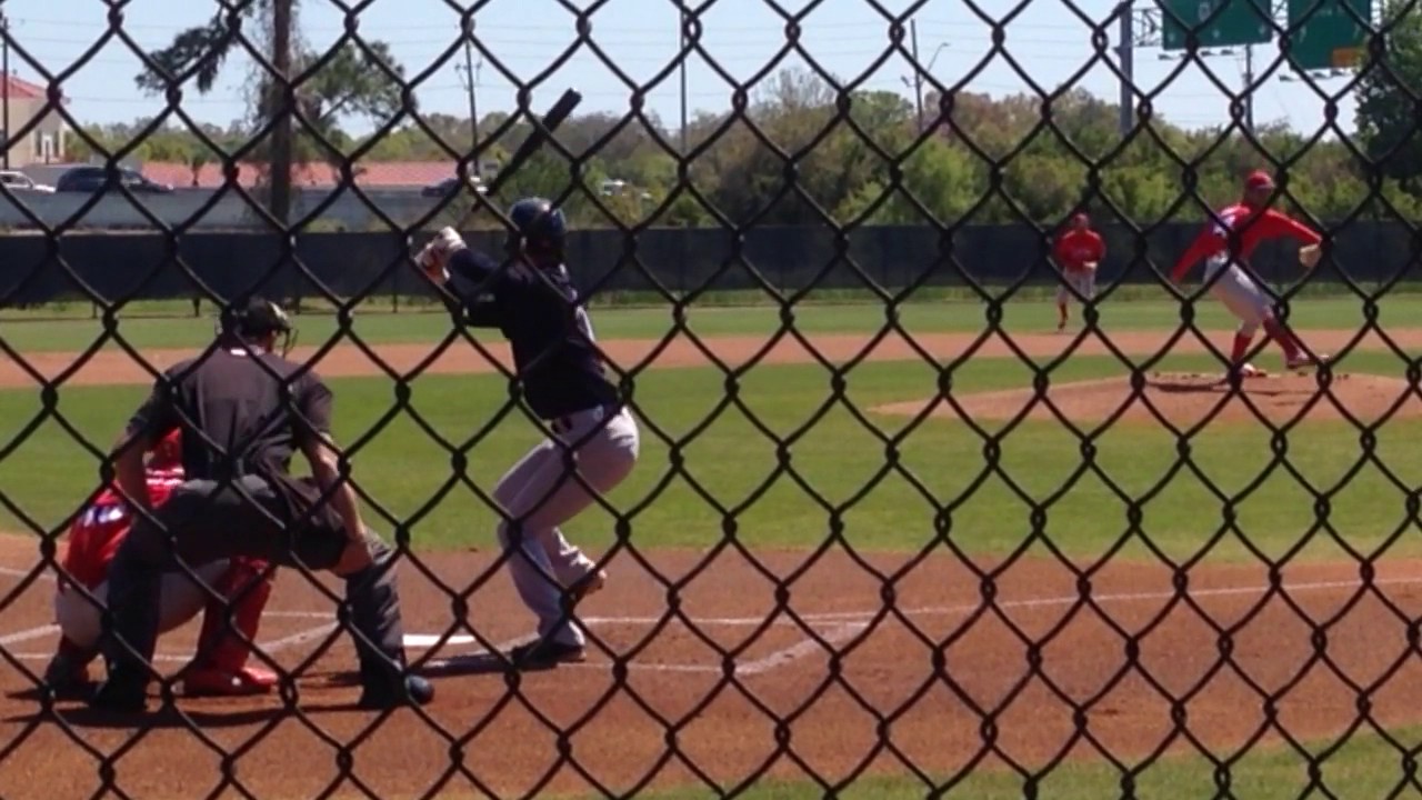 Nick Fanti gets first strike out vs Yankees - YouTube