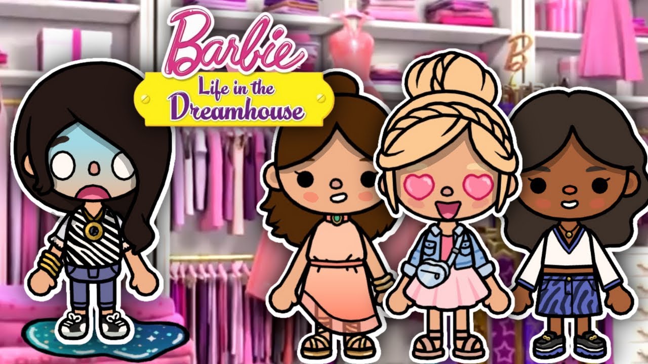 Barbie Life in The Dreamhouse: ⭐️👚The Barbie Boutique | Toca life world ...