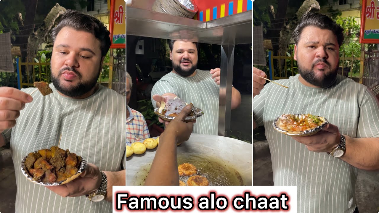 Famous alo tikki alo chat pani puri - YouTube