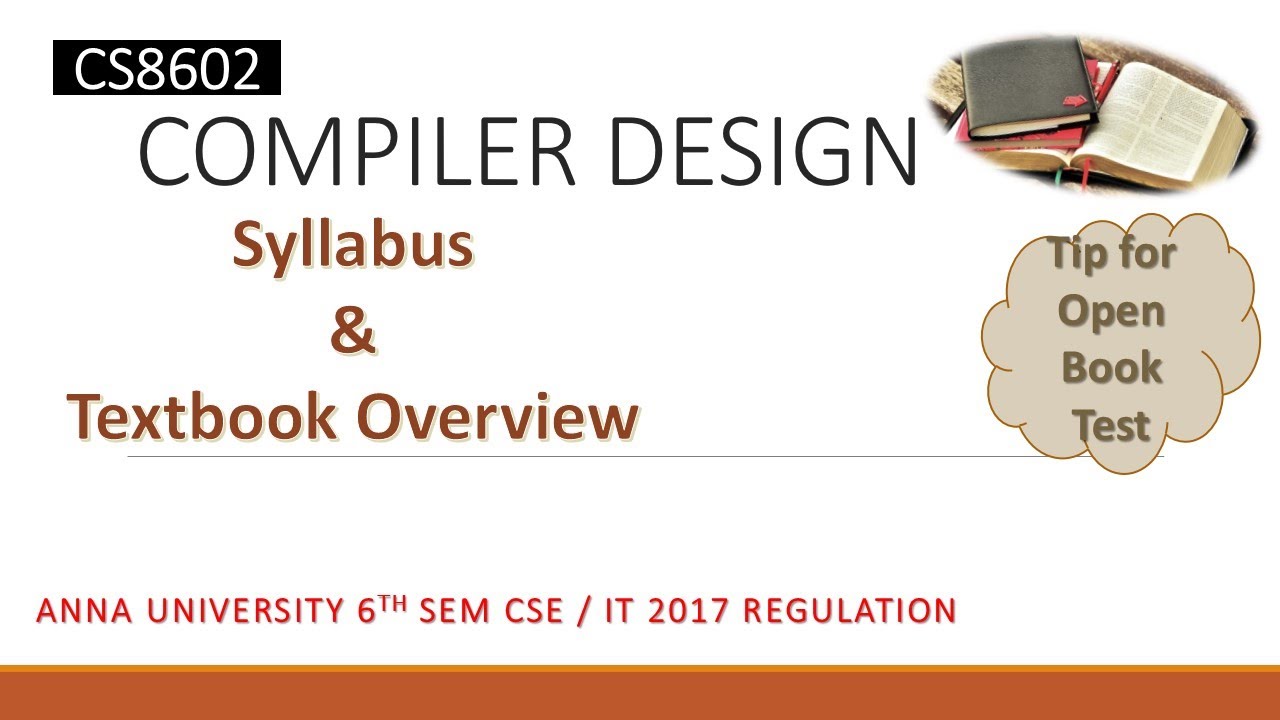 CS8602 COMPILER DESIGN | CD | OPEN BOOK TEST TIPS - YouTube