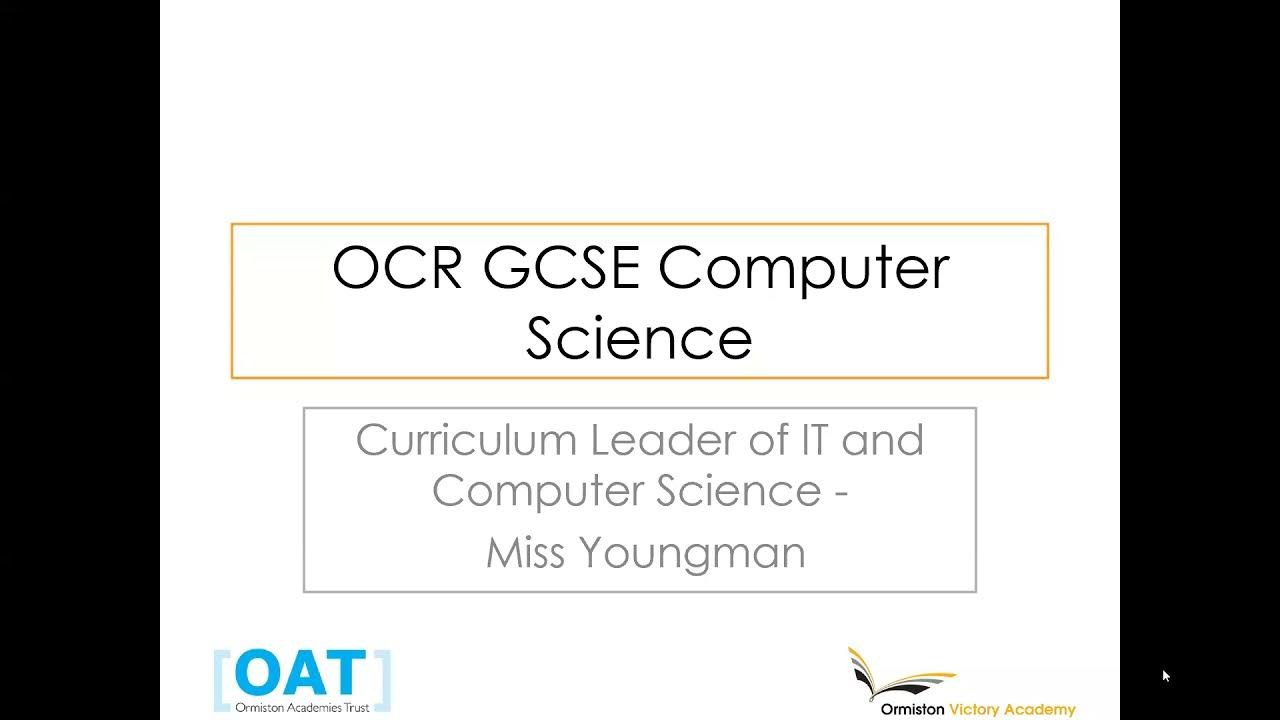 Yr11 RA Evening Oct 2021 Computer Science - YouTube