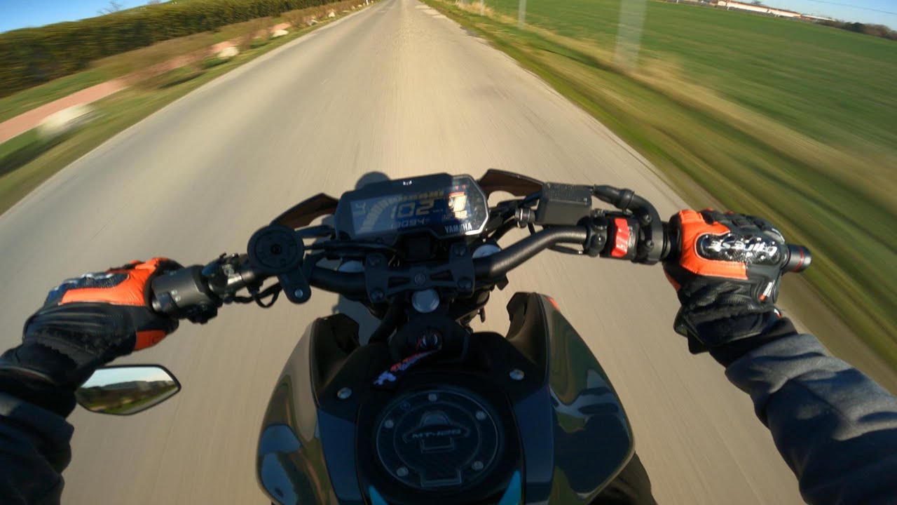 🏍️ Yamaha MT 125 2021 | 0-100 Km/h (60 mph) | Test 2 | [4K] - YouTube