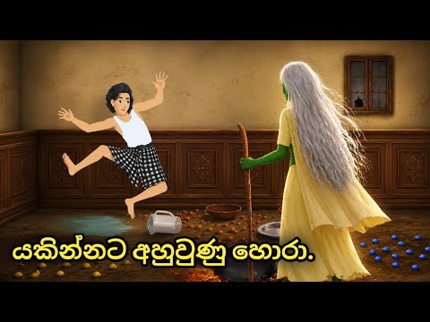 යකිනිනගේ අතටම අහුවුණු හොරා.. sinhala holman cartoon.. #sinhalacartoon #kartun #sinhalakartun #katun