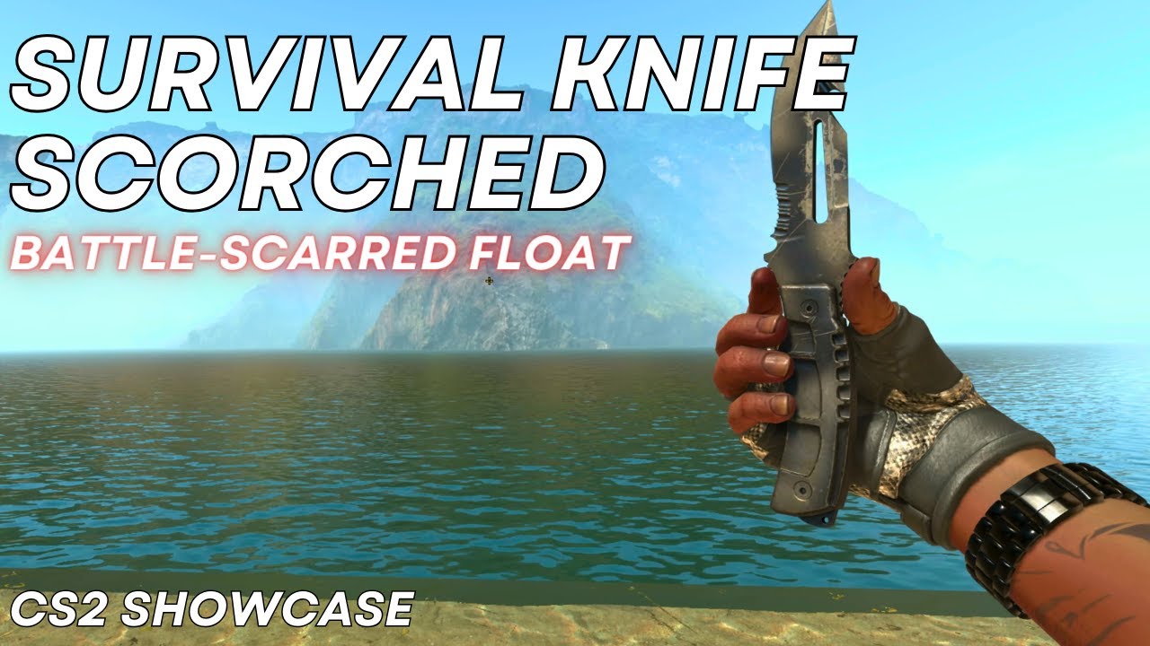 Survival Knife Scorched (Battle-Scarred) | CS2 Skin Showcase #831 - YouTube