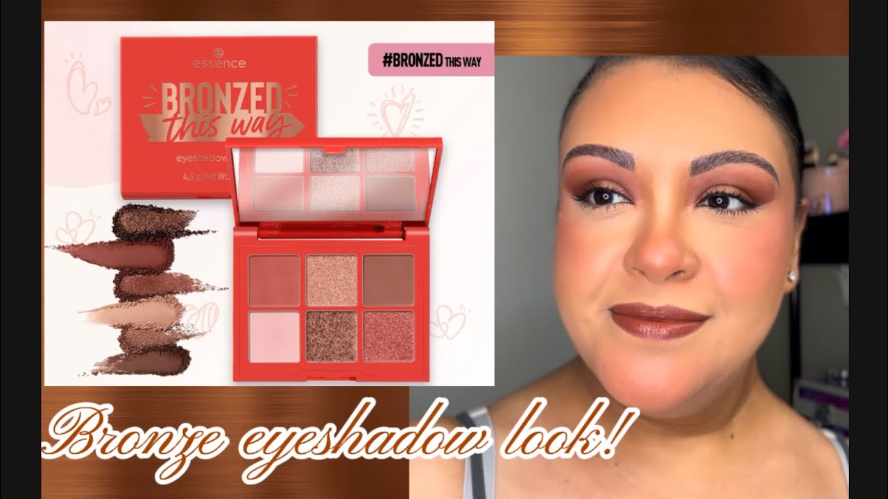 Bronze eyeshadow tutorial using ESSENCE “Bronze This Way” pallet 🤗 ...