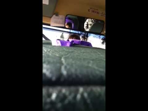 Crazy bus driver freaks out - YouTube