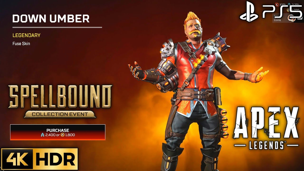 Fuse Down Umber Skin Apex Legends Down Umber Fuse Skin | Apex Down ...