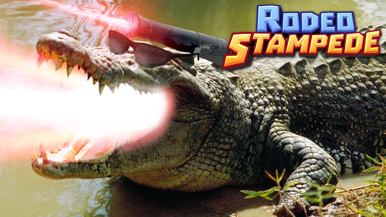 LASER CROCODILES!!! - Rodeo Stampede | Ep 3 - YouTube