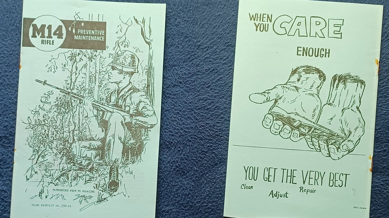 BOOK REVIEW: M14 RIFLE PREVENTATIVE MAINTENANCE MANUAL, USARV No. 750 ...