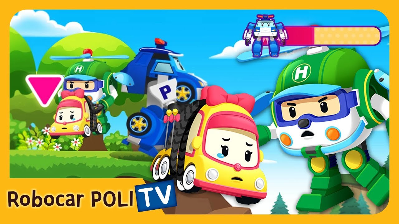 POLI Game | We should call the rescue team! | for Kids | Robocar POLI ...
