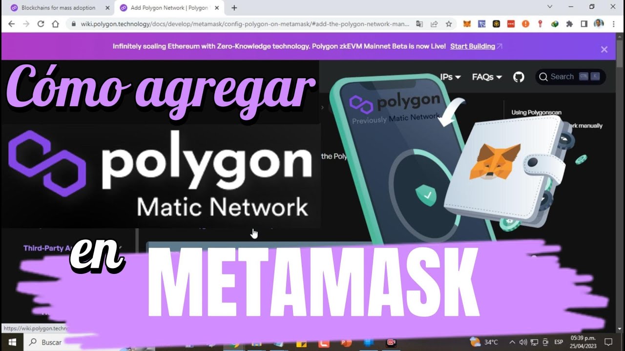 COMO AGREGAR RED POLYGON EN METAMASK (3 formas de hacerlo) - YouTube