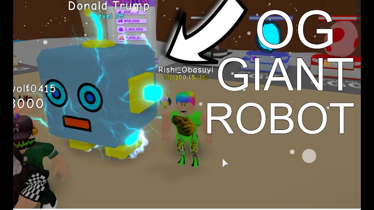showcasing OG GIANT ROBOT! Bgs - YouTube
