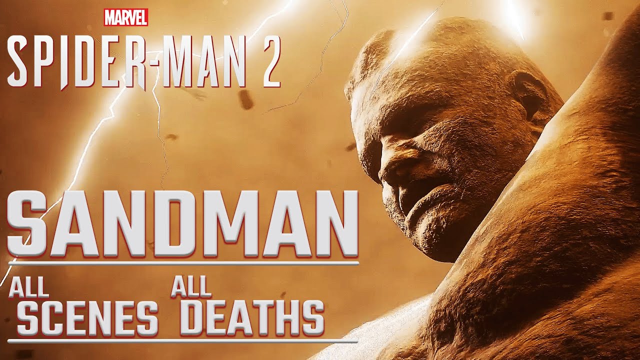 Sandman - Spider-Man 2 - All Cut Scenes and Death Animations - YouTube
