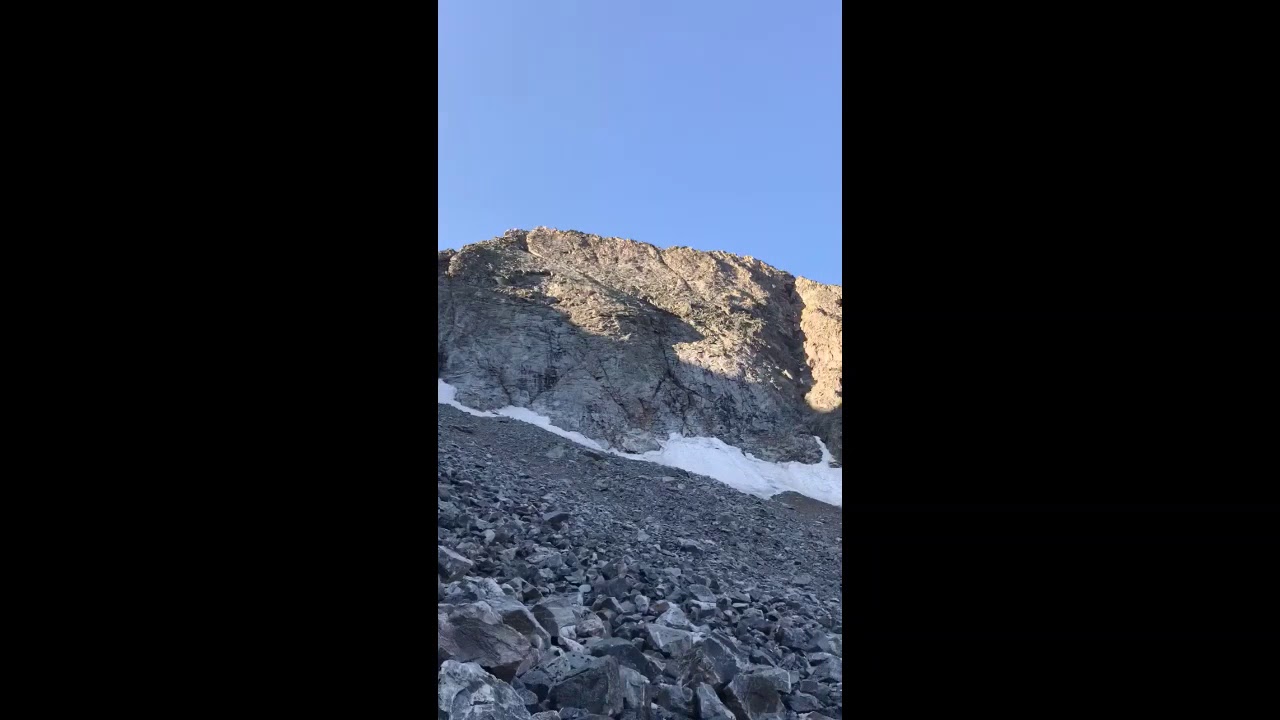 Running Water under Boulder Field - YouTube