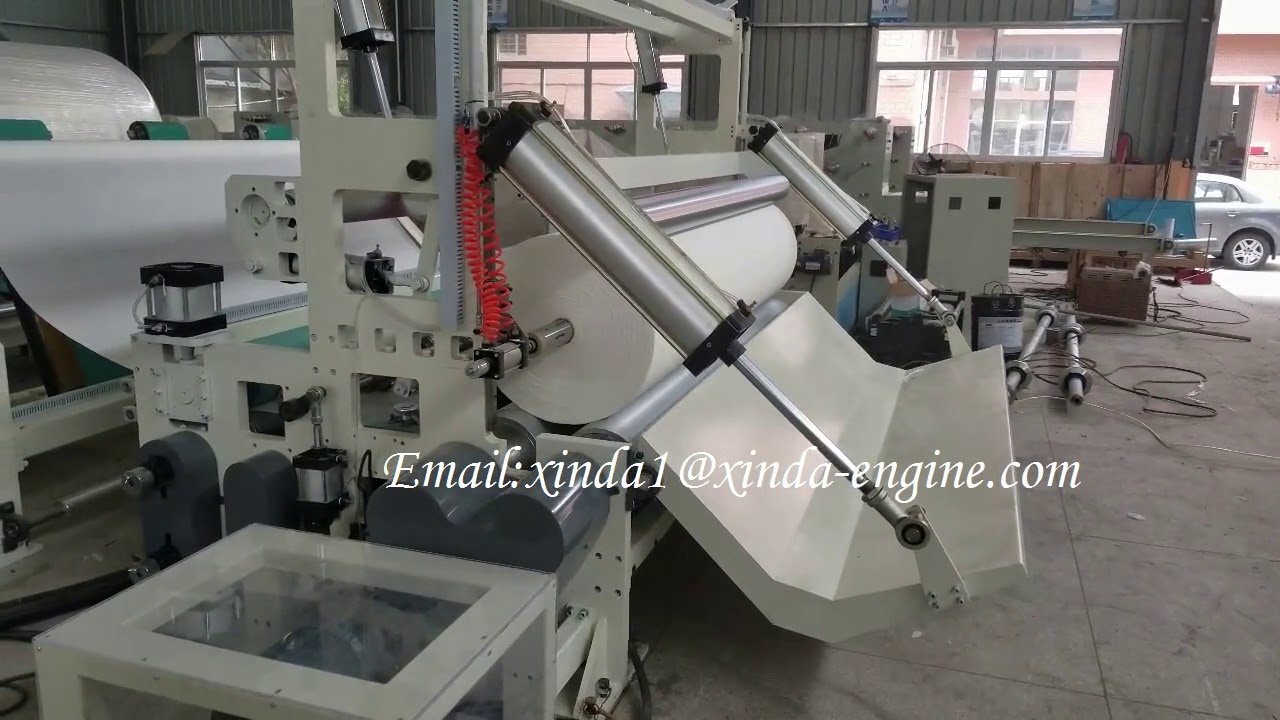 300m/min rewinder speed 2600mm big mother roll jumbo roll slitting ...