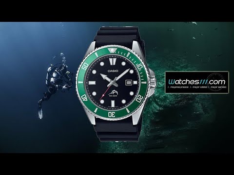 Reloj Hombre Buceo Casio MDV-106B-1A3 HULK MARLIN DURO correa goma dial ...