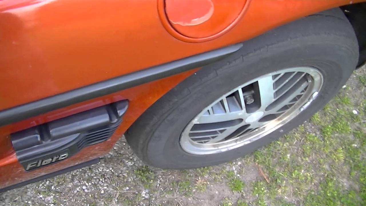 1987 Pontiac Fiero 2M4 with GT Exhaust - YouTube