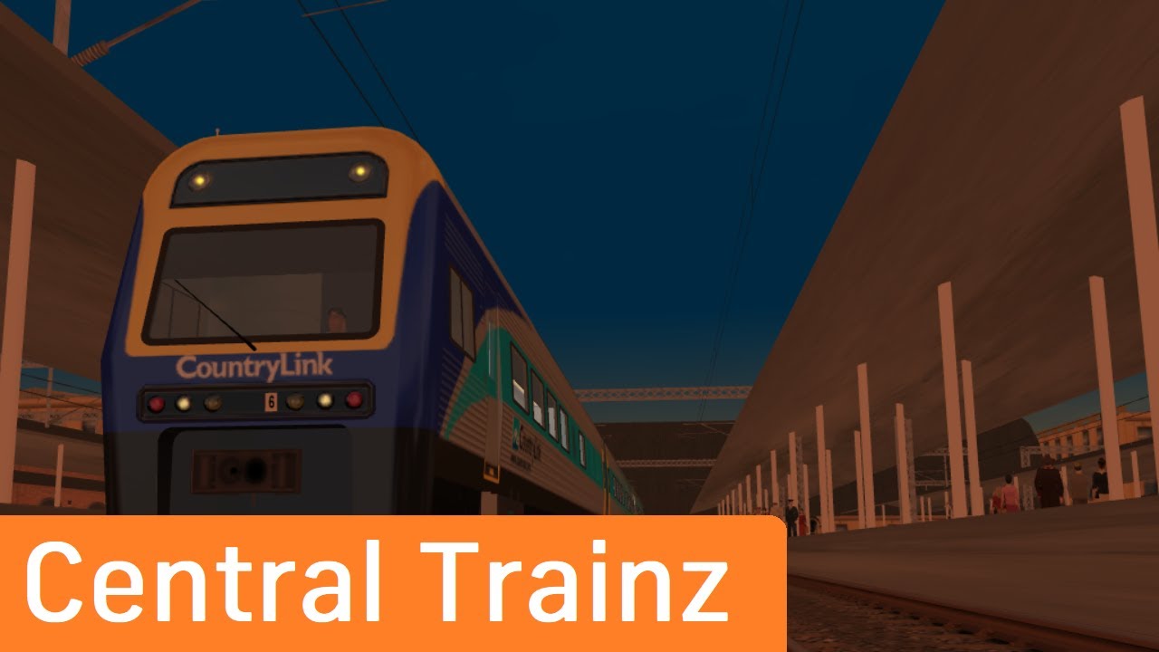Trains and Light Rail at Central (Trainz: A New Era) - YouTube
