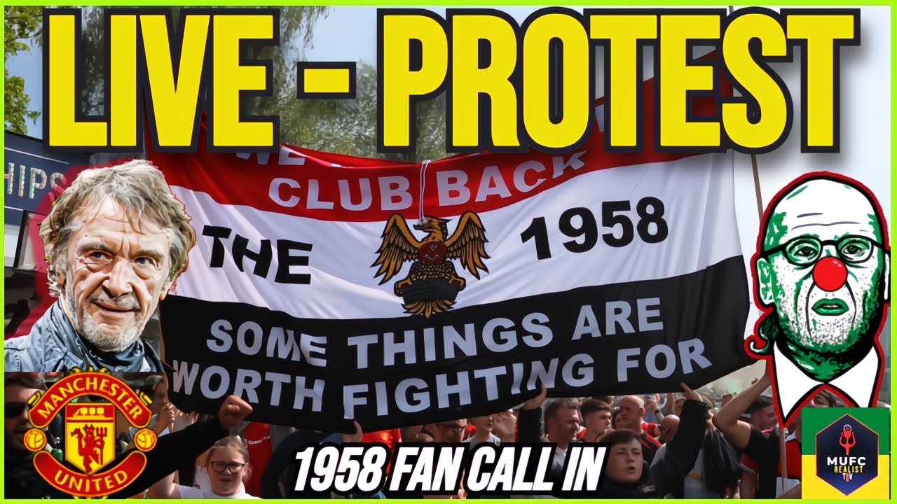 Live: Fan Protest Manchester United 1958 Broadcast Fan Call in. - YouTube