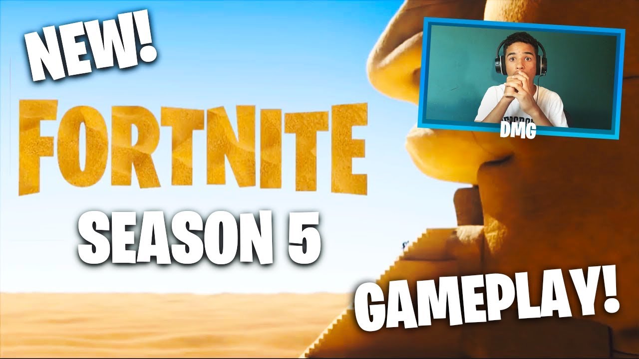 NEW SEASON 5 MAP LEAKED GAMEPLAY! FORTNITE BATTLE ROYALE SEASON 5 ...