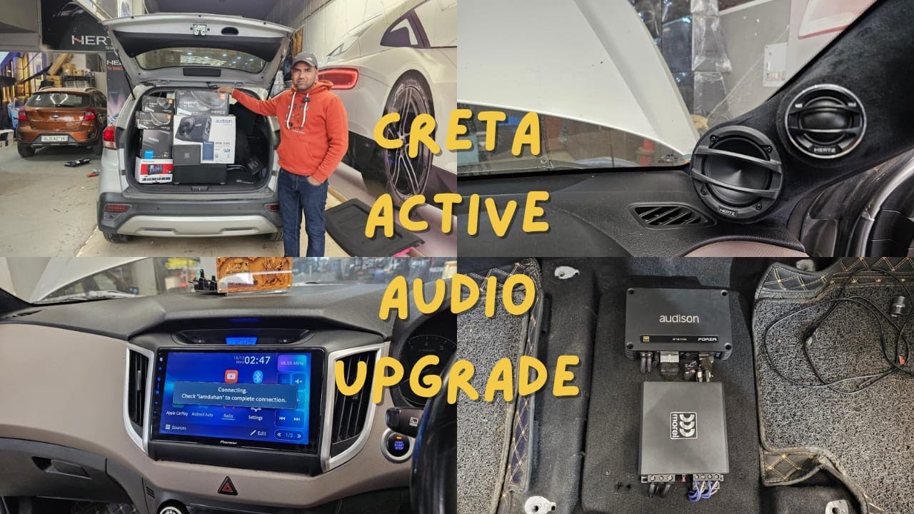 Hyundai Creta 🚘🔈 Active Audio Upgrade | Hertz Mile Legend 3 Way ...